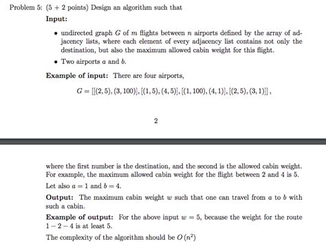 solved problem 5 5 2 points design an algorithm such