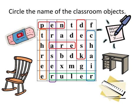 PPT Circle The Name Of The Classroom Objects PowerPoint Presentation ID
