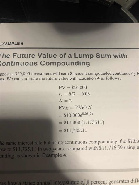 Baii Continuously Compounding