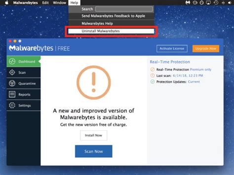 how to uninstall malwarebytes on mac