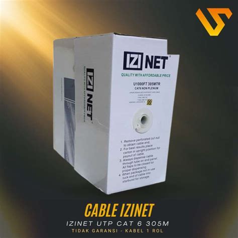 Promo Cable UTP Cat 6 305 Meter IZINet Original Diskon 23 Di Seller Alice Otoparts Duren
