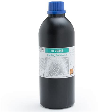 Fehling Solution A 500 Ml Hi70446 Hanna Instruments Cambodia