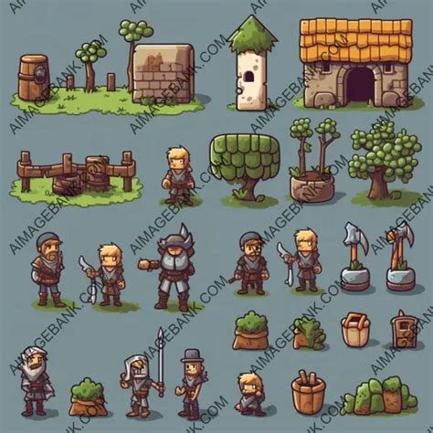 16 Bit Sprite Sheet For Rpg Platformer Peasant Enemy Aimagebank
