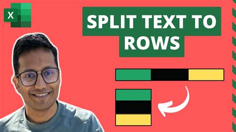 Split Text To Rows In Excel 3 Easy Ways Youtube