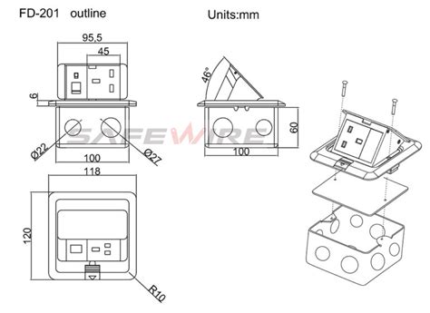 Floor Socket Ip44 Nicos Fotsios Ltd