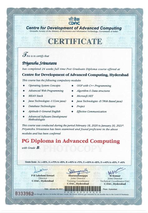 The Guidance And Exposure Provided By Cdac Are Very Much Appreciable