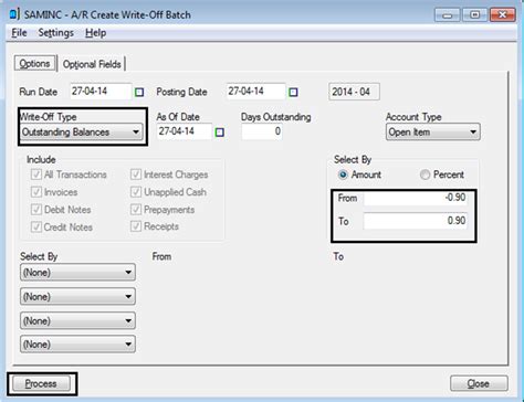 Write Off Entry In Sage 300 Erp Sage 300 Erp Tips Tricks And Components