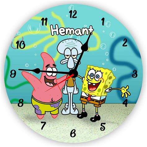 Clock Spongebob Moms Charm
