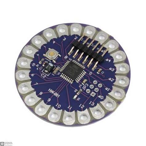 Lilypad Arduino With Atmega328v Microcontroller 16kb Flash