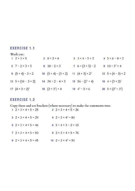 Igcse Math Order Of Operations Exercise 1 Gab Lessons