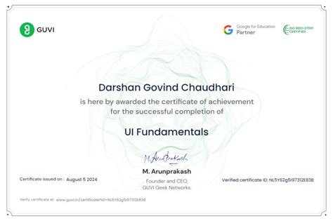 Darshan Chaudhari On Linkedin Ui Ux Design Learningjourney Guvi
