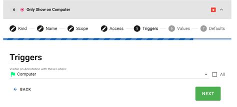 Contextual Attributes Triggers