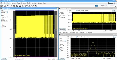 using a tektronix real time spectrum analyzers as a software defined