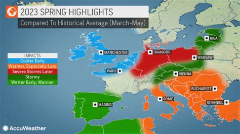 Accuweathers 2023 Europe Spring Forecast