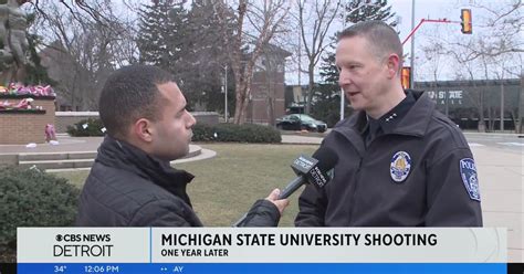 Michigan State University Chief Of Police Chris Rozman Reflects On One Year Since Campus