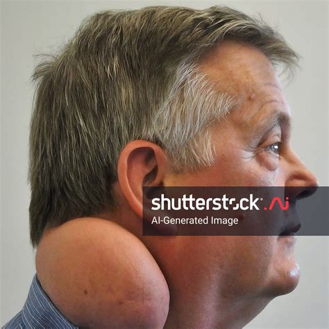 Man Large Lump On Right Side Ai Generated Image 2469898601 Shutterstock
