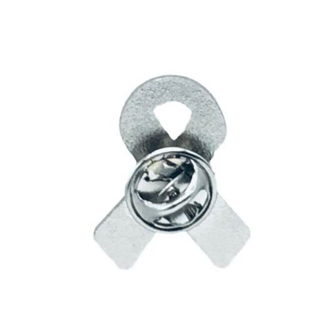 10 Suicide Prevention Awareness Quality Enamel Ribbon Pins With Clutch