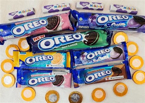 Печенье Oreo с мятой 172 с черничным мороженым149 с клубничным ...