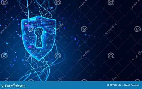 Digital Shield Icon With Check Mark On Binary Code Background 3d