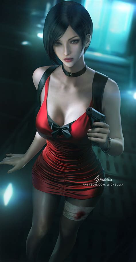 Ada Wong Resident Evil 2 By Wickellia On Deviantart