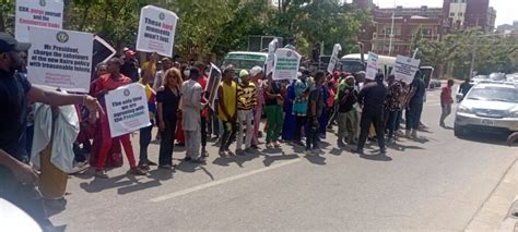 Protesters In Abuja Back Cbn Naira Redesign Policy Daily Trust