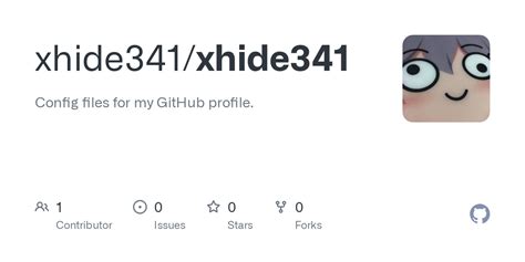 Github Xhide341xhide341 Config Files For My Github Profile