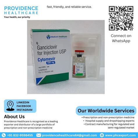Ganciclovir 500 Mg Injection At Rs 700 Vial Cytovene In Nagpur Id