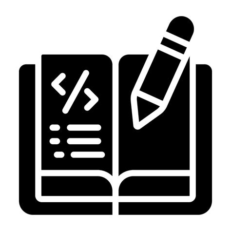 An Icon Design Of Coding Book 46164958 Vector Art At Vecteezy