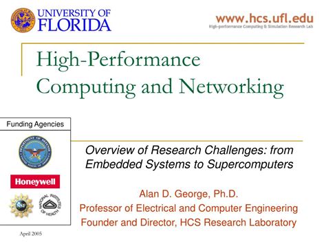 Ppt High Performance Computing And Networking Powerpoint Presentation