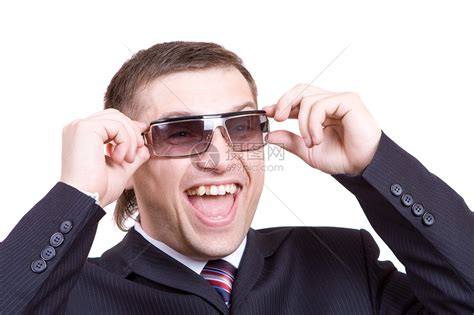 戴眼镜的搞笑男人高清图片下载 正版图片320111751 摄图网
