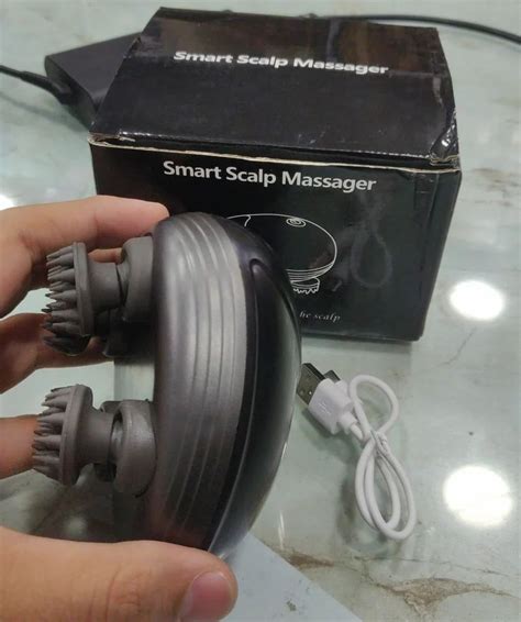 Plastic Smart Scalp Massager Electric Head And Hair Massage Device At