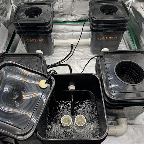 Xl Recirculating Deep Water Culture Rdwc Hydroponic System 4 Sites Artisun Technology Llc