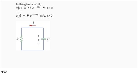 Solved Find The Values Of R And C The Values Of R And C Chegg Com