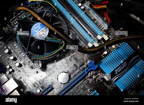 Home Computer Internal Hard Ware Stock Photo Alamy