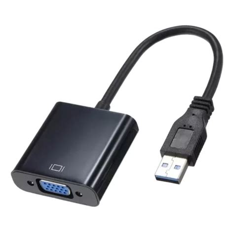Cabo Adaptador Conversor Usb Para Vga Monitor Usb Shopee Brasil