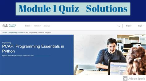 module 1 quiz solutions pcap programming essentials in python