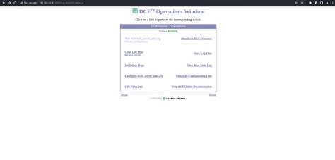 Dicom® Connectivity Framework Dcf Operations Window Remote Command