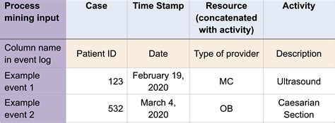 Case Study Process Mining Obstetrical Care Claims Data Flux Capacitor