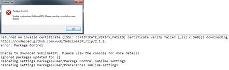 Unable To Download General Discussion Sublime Forum