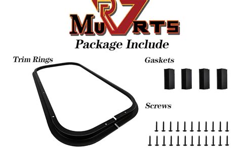 Aucuda RV Emergency Window Latch Metal EXIT Window Locks Camper Egress Window Security Bars