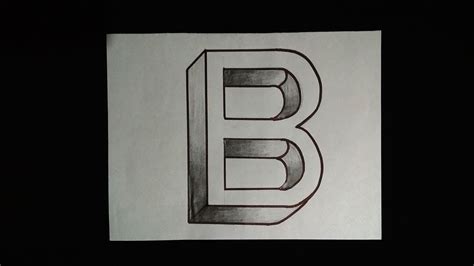 How To Draw The Letter B In 3d At Lara Tolmie Blog