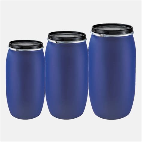 Hdpe 수출용 Un마크 용기 공드럼통 플라스틱 드럼용기 폐기물 화학통 오픈드럼