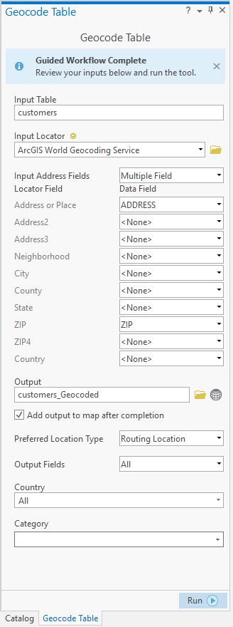 Convert A Table To Locations On The Map—arcgis Pro Documentation