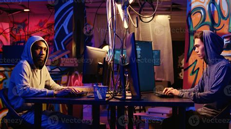 Portrait Of Security Hackers Exploring Methods Of Breaching Defenses And Exploiting Weaknesses