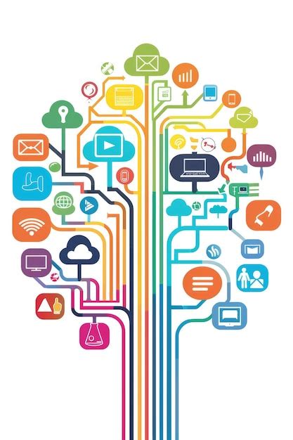 Premium Photo Cartoon Sticker For It Technology Creative Concept For Tech Presentations