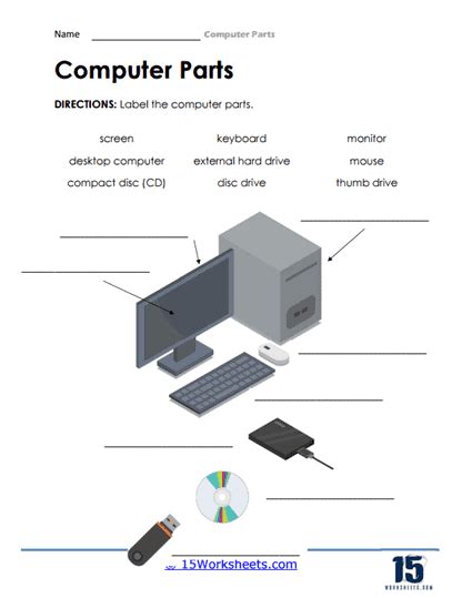 Computer Parts Worksheets 15 Worksheets Library