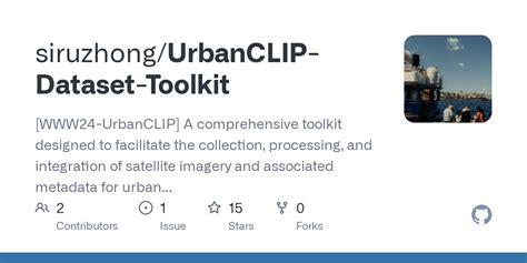 Github Siruzhongurbanclip Dataset Toolkit 24 Urbanclip A