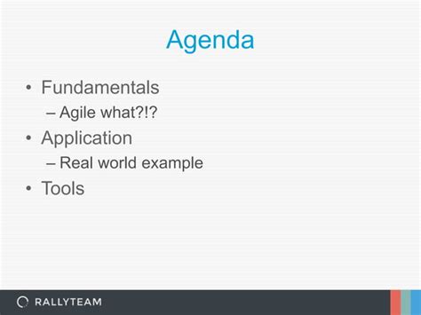 Applying Agile Team Management Ppt