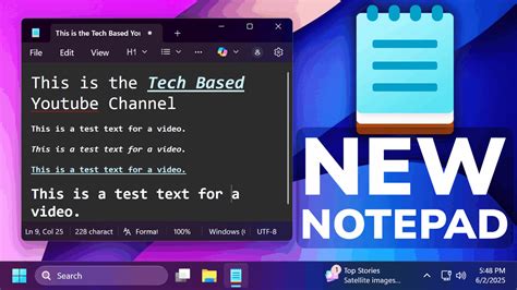 Huge Update To Notepad In Windows 11 With Text Formatting How To Install Tech Based