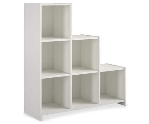 System Build White Stairstep 6 Cube Storage Cubby Big Lots Cubby Storage Storage Organization